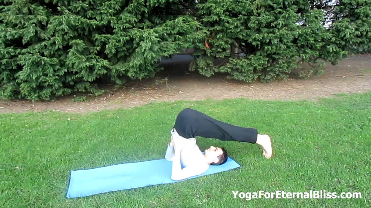 Yoga Positions for Beginners - How to do Halasana (Plough Pose) - YouTube