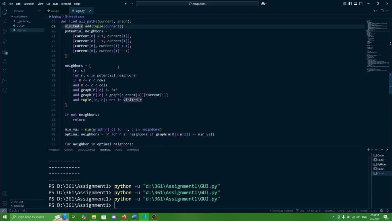 COMP 361 Assignment 1 Grassfire Algorithm - YouTube
