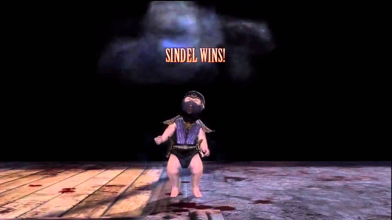 Mortal Kombat 9 - Rain Babality - YouTube