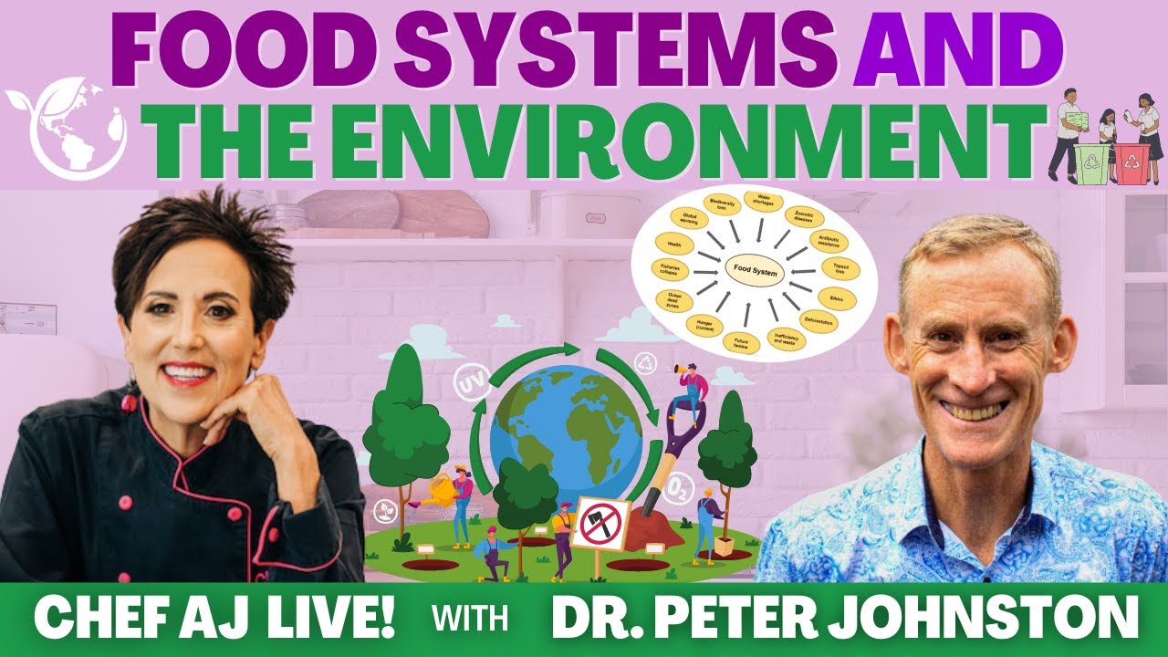 Food Systems & the Environment | CHEF AJ LIVE! with Dr. Peter Johnston ...
