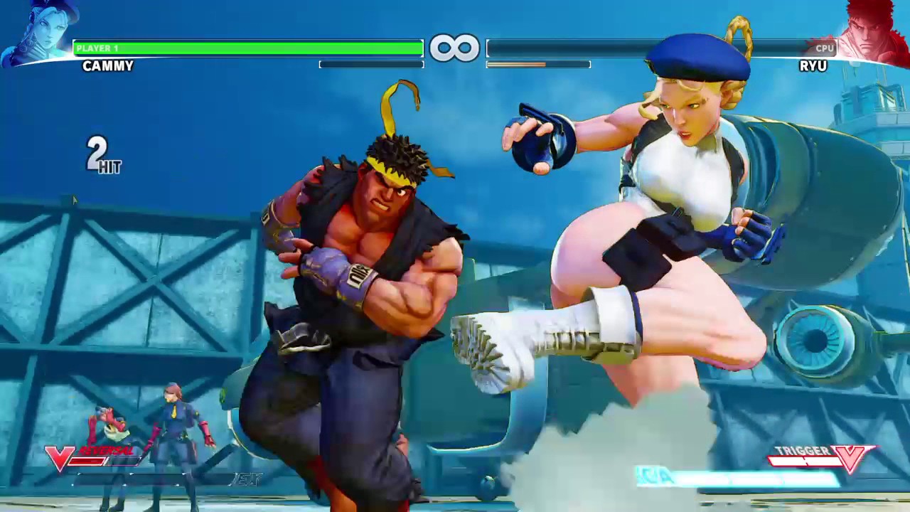 STREET FIGHTER V Cammy quick practice - YouTube