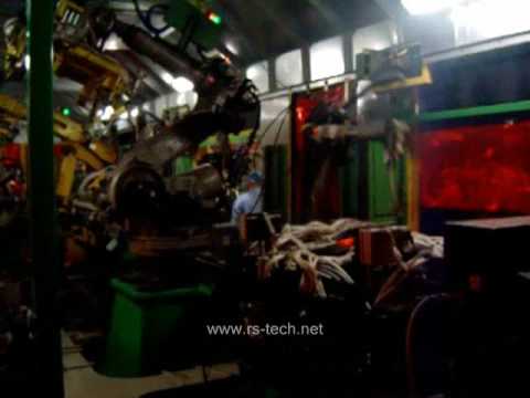 Motoman MRC XRC UP6 SK16 Arc Welding Robots - YouTube