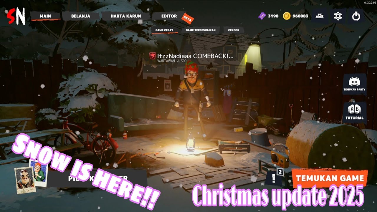 SECRET NEIGHBOR CHRISTMAS UPDATE 2025 GAMEPLAY - YouTube