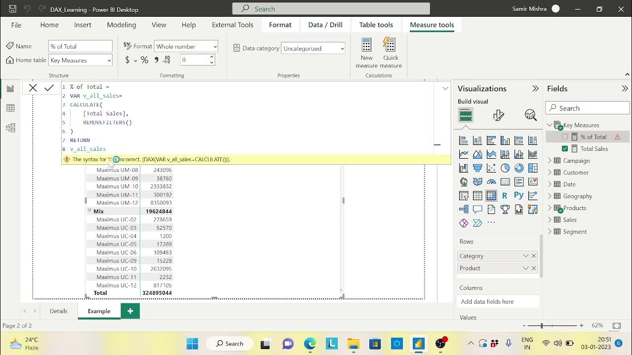 ISINSCOPE Function DAX Implementation - YouTube