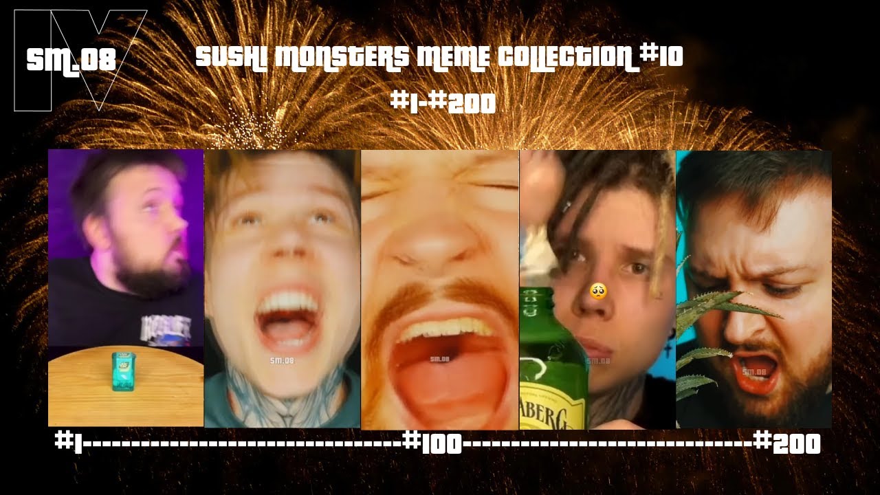 Sushi Monsters Meme Compilation #10 #1-#200 (Special Video!) - YouTube