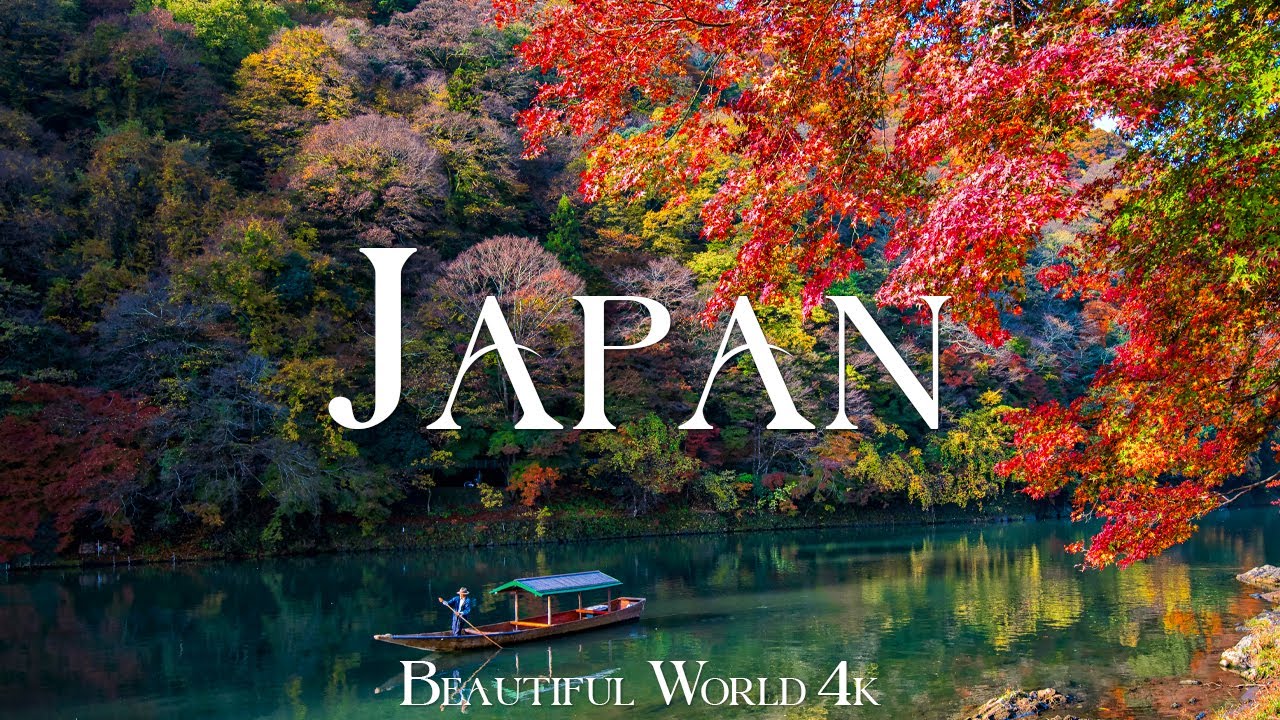 Japan 4K Scenic Relaxation Film - Relaxing Piano Music - Beautiful ...