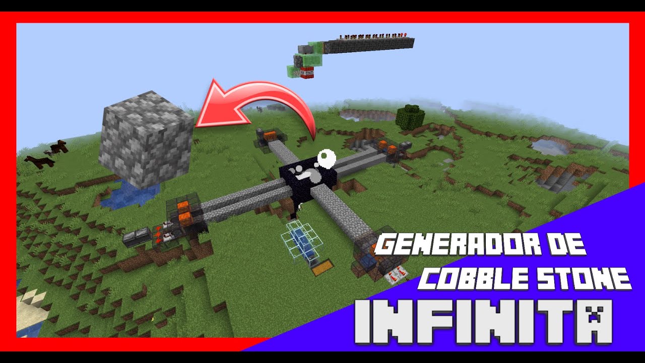 COMO HACER una MAQUINA de PIEDRA en MINECRAFT - YouTube