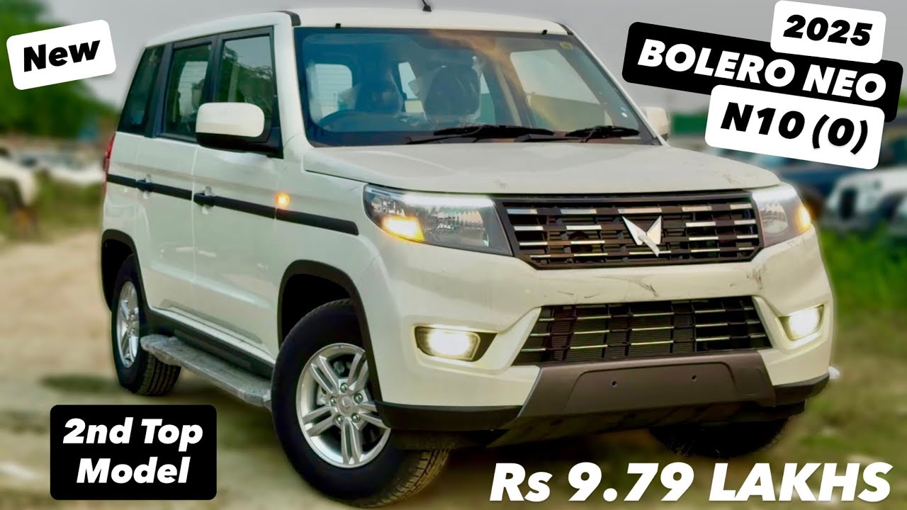2025 NEW BOLERO NEO N10(O) 😍Rs9.79 LAKHS ️NEW BOLERO NEO FACELIFT N10 ...