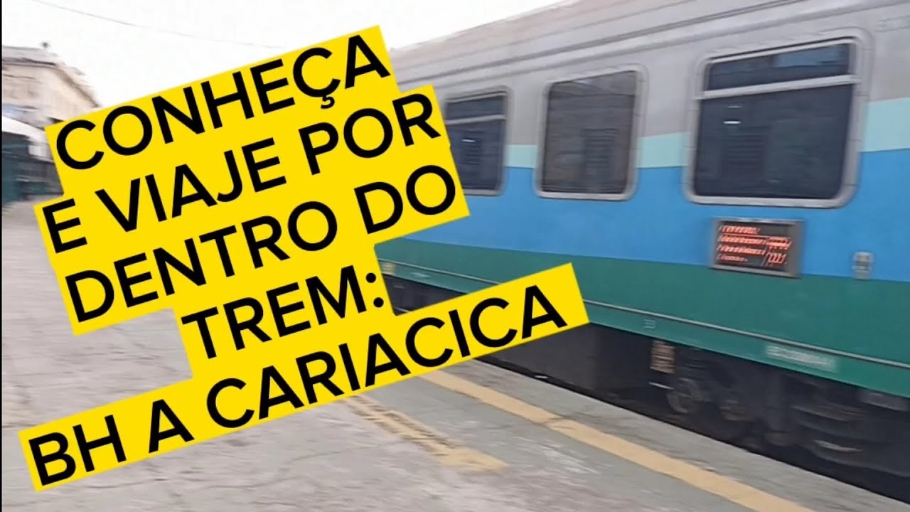 Por dentro do Trem de Passageiros da Vale - Estrada Vitória Minas. # ...