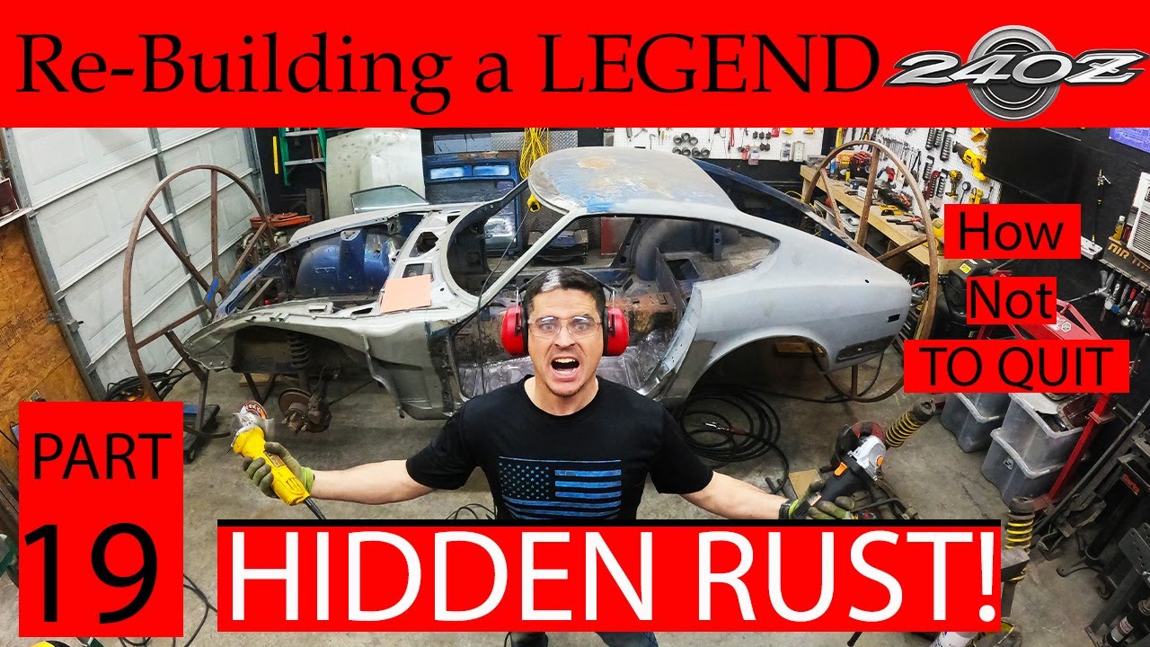 Rebuilding a 240z | Repairing Rust in weird places!! - YouTube