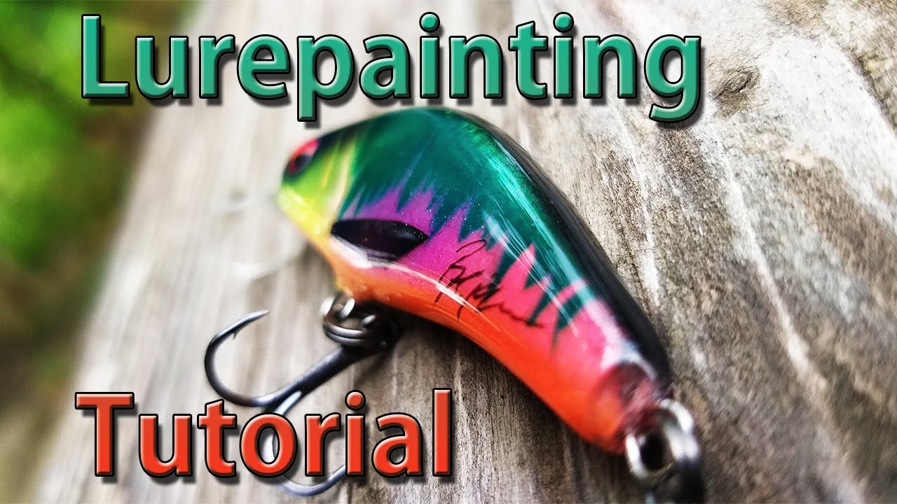 Lure painting Tutorial. Not another Trout Pattern :) - YouTube
