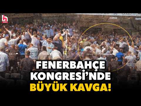 FENERBAHÇE KONGRESİ'NDE KIYAMET KOPTU! Taraflar birbirine girdi, göz gözü görmedi! İşte o anlar...