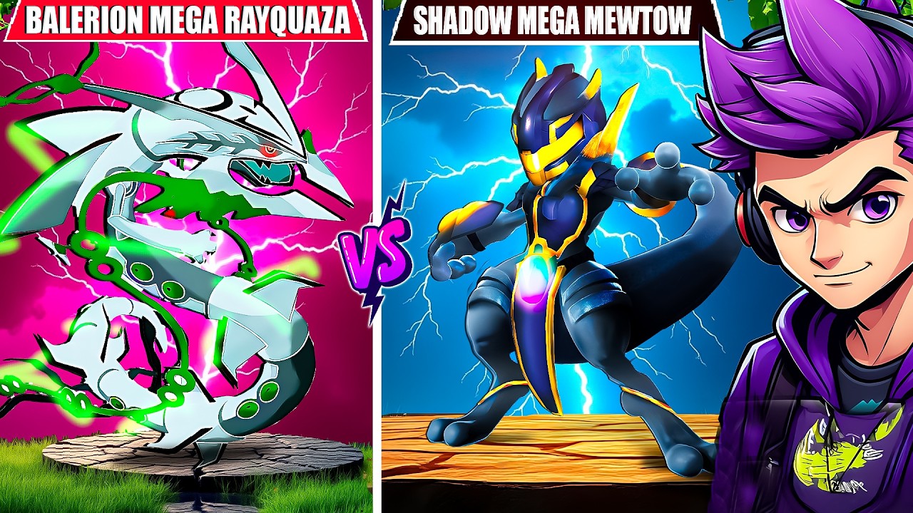 😱FINALLY MAX LEVEL BALERION MEGA RAYQUAZA🔥MEGA ARCEUS LEGENDARY POKEMON ...