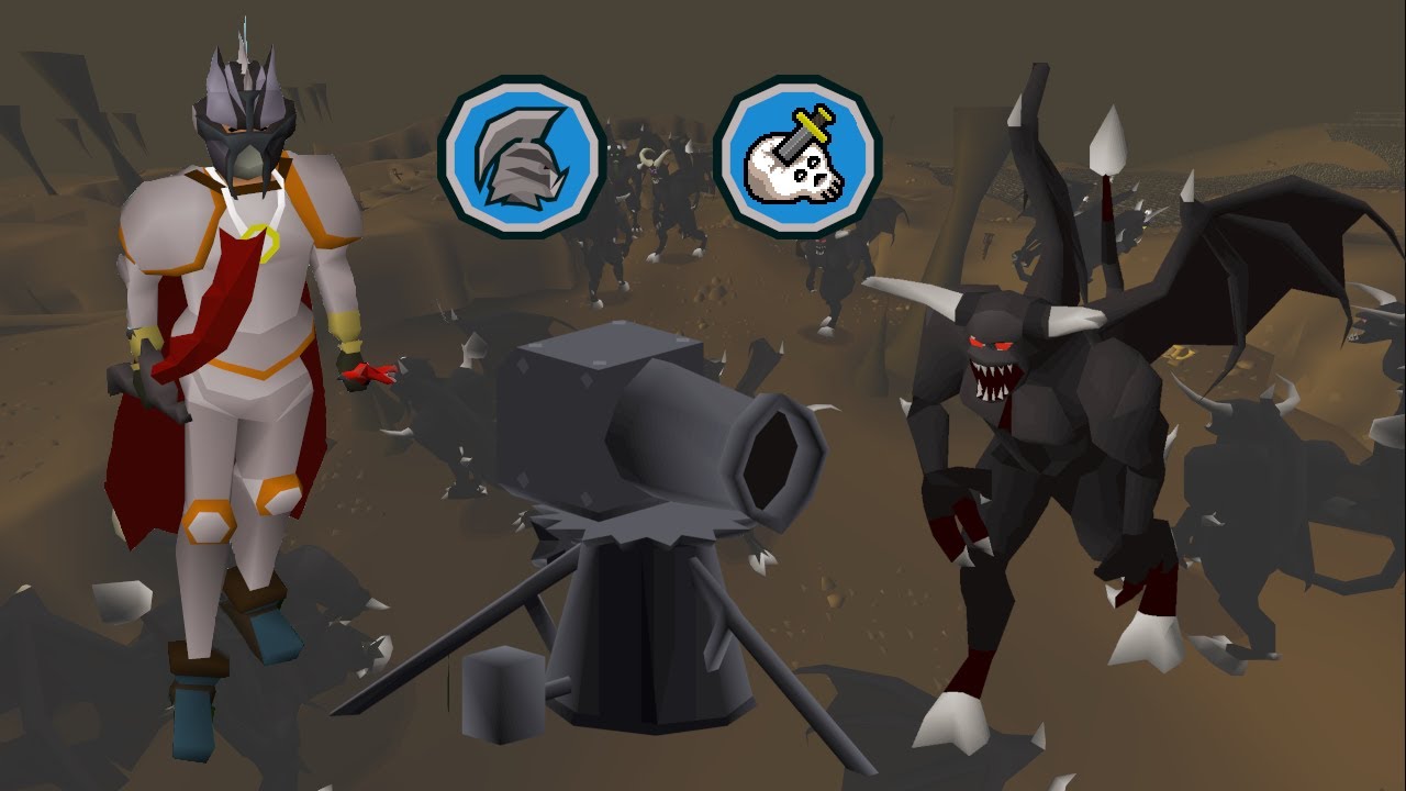 [OSRS] Black Demons - Mid level Slayer (28k xp/h) - YouTube