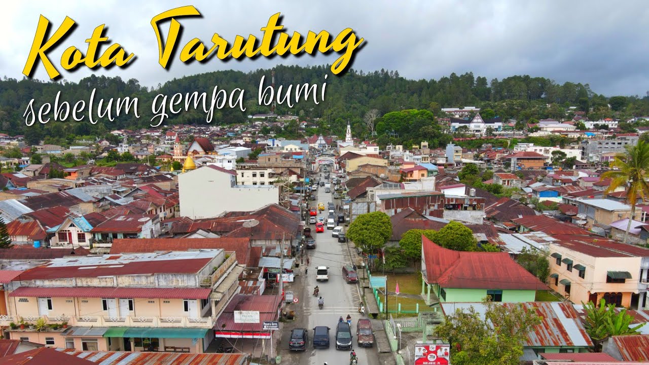 Drone Kota Tarutung akhir tahun 2022 - YouTube