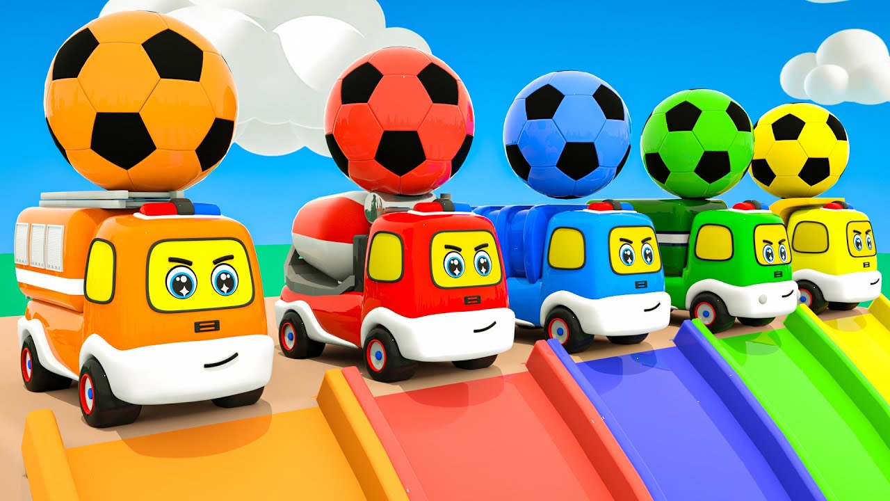 Humpty Dumpty + Old MacDonald Song | Learning Color with Cars | Nursery ...