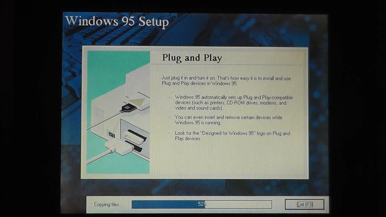 Install Windows 95 using LapLink Parallel Direct Cable Connection - YouTube