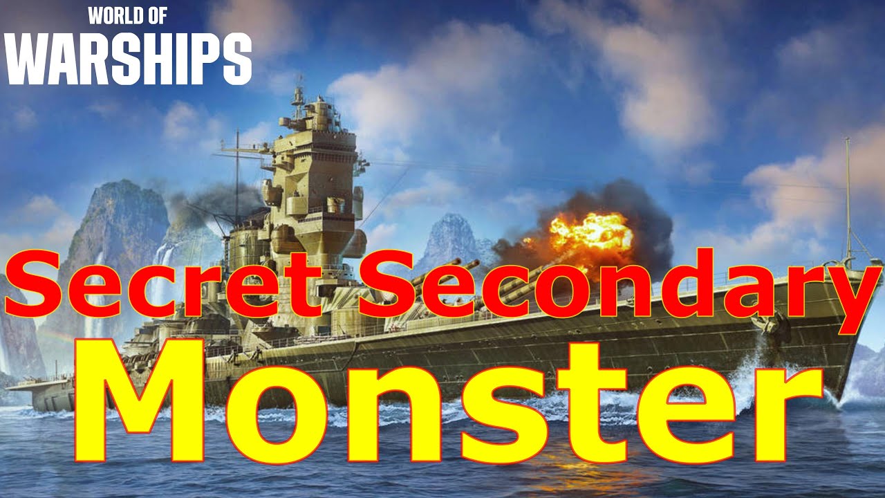 World of Warships- Is This Actually A Secret Secondary Monster?? (Iwami ...