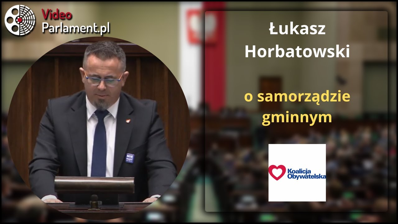 Łukasz Horbatowski - o samorządzie gminnym - YouTube