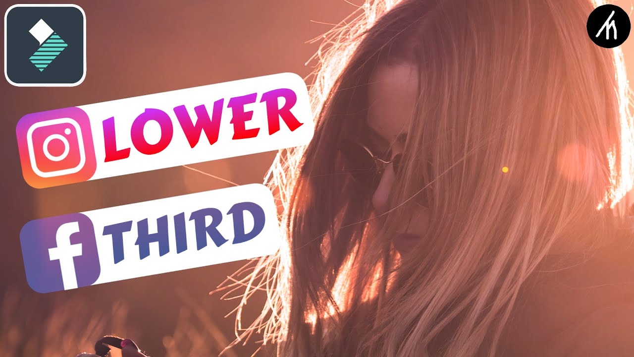 Social Media Lower Thirds In Filmora ! 🔥👌 - YouTube