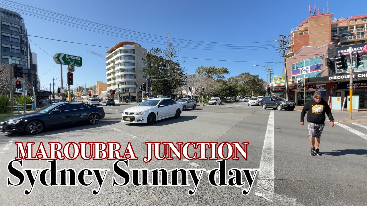 MAROUBRA JUNCTION Sydney Australia - Sunny Walk[Spring 4K UHD] - YouTube