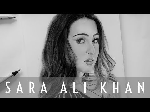 REALISTIC SARA ALI KHAN ARTWORK