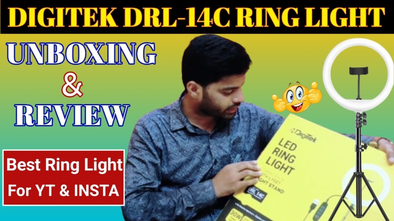 Best ring light for youtube videos and reels || Ring light with tripod ...