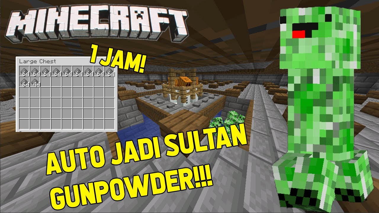 CREEPER FARM MINECRAFT JAVA 1.19!!! AKHIRNYA PROSES PEMBUATAN CREEPER ...