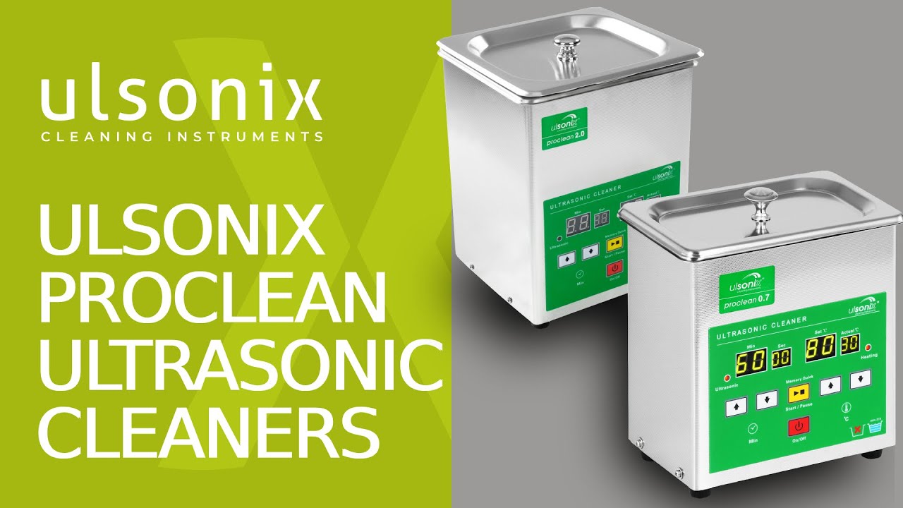 Ulsonix Proclean Ultrasonic Cleaners at the Highest Level | Products ...