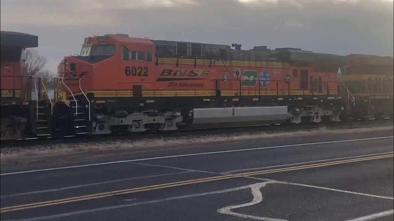 BNSF 6046 North with BNSF 6022 and KCSM 4732 Evening of the Tragic Beating Death (2/6/2021) Part ...
