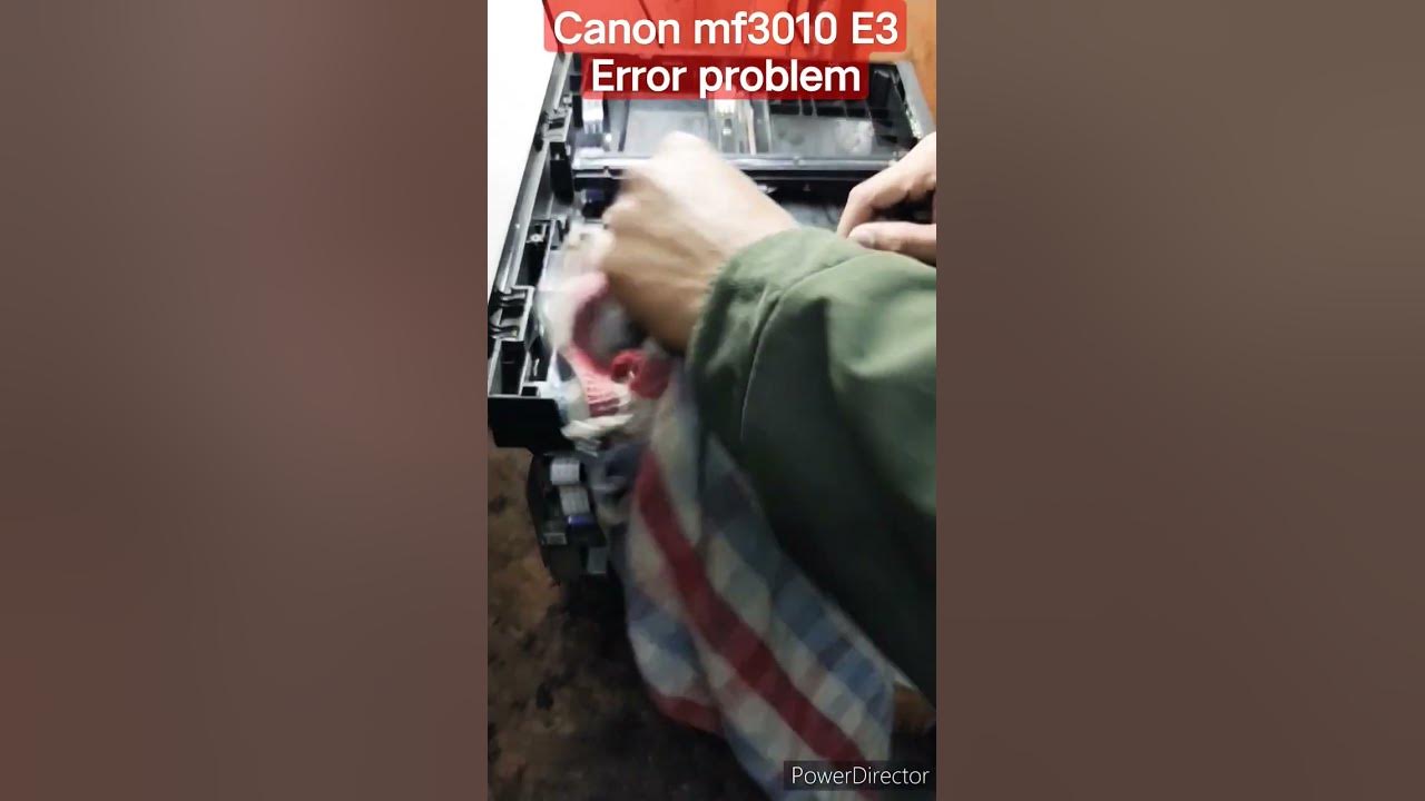 Canon mf 3010 printer E3 error problem solved - YouTube