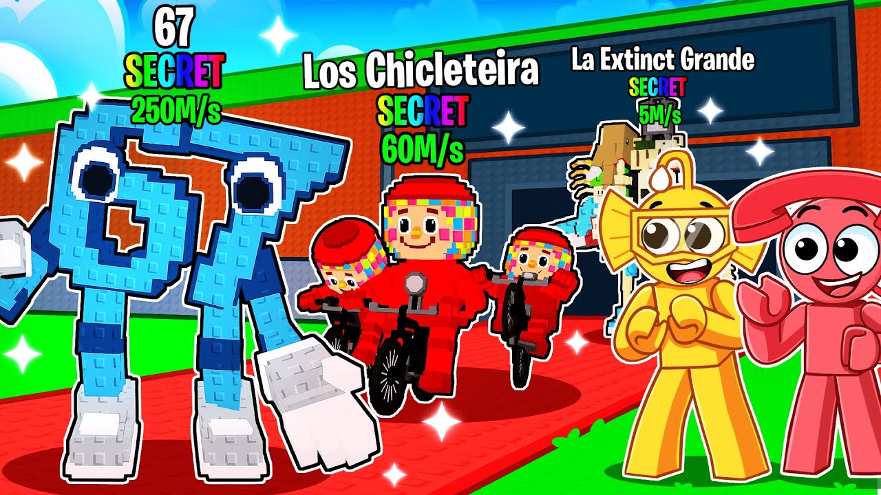 I Stole EVERY NEW EXTINCT BRAINROT and NEW 67 SECRET In Steal a ...