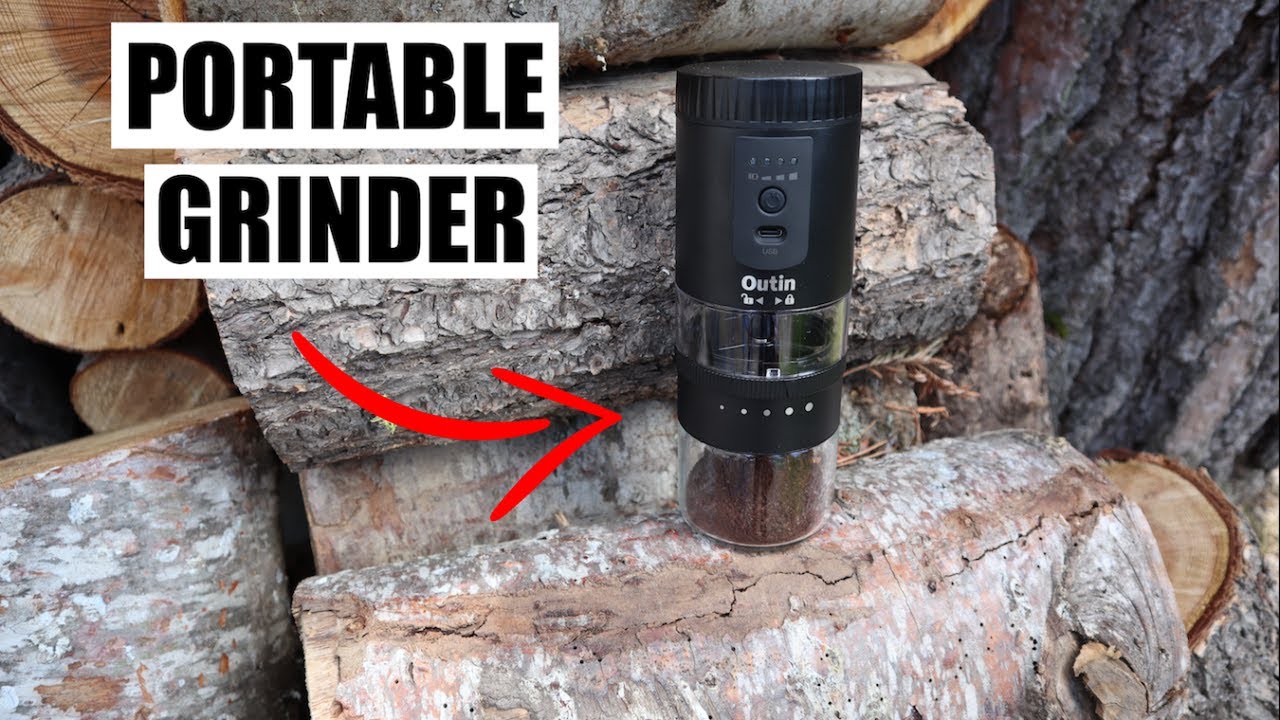ONBOXING: Outin Portable Cordless Electric Burr Coffee Grinder with 5 ...