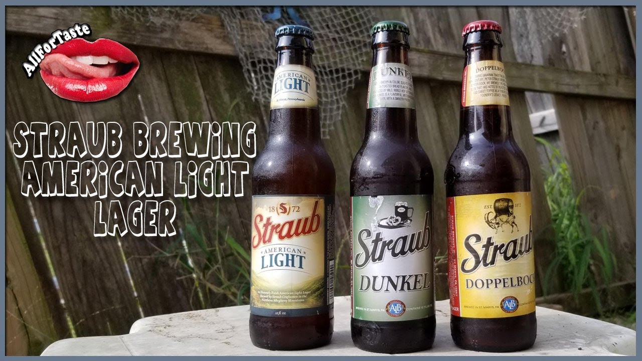Straub Brewing American Light Ale - YouTube