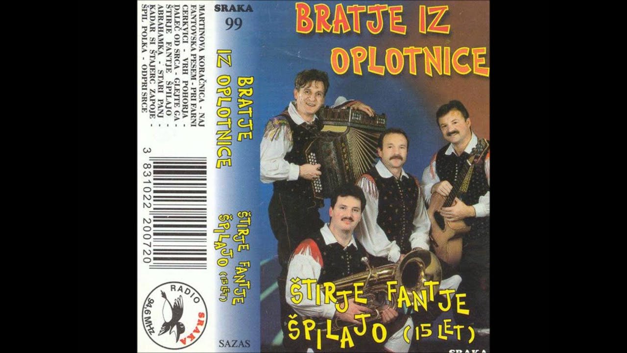 Fantje iz Oplotnice - Stari panj - YouTube