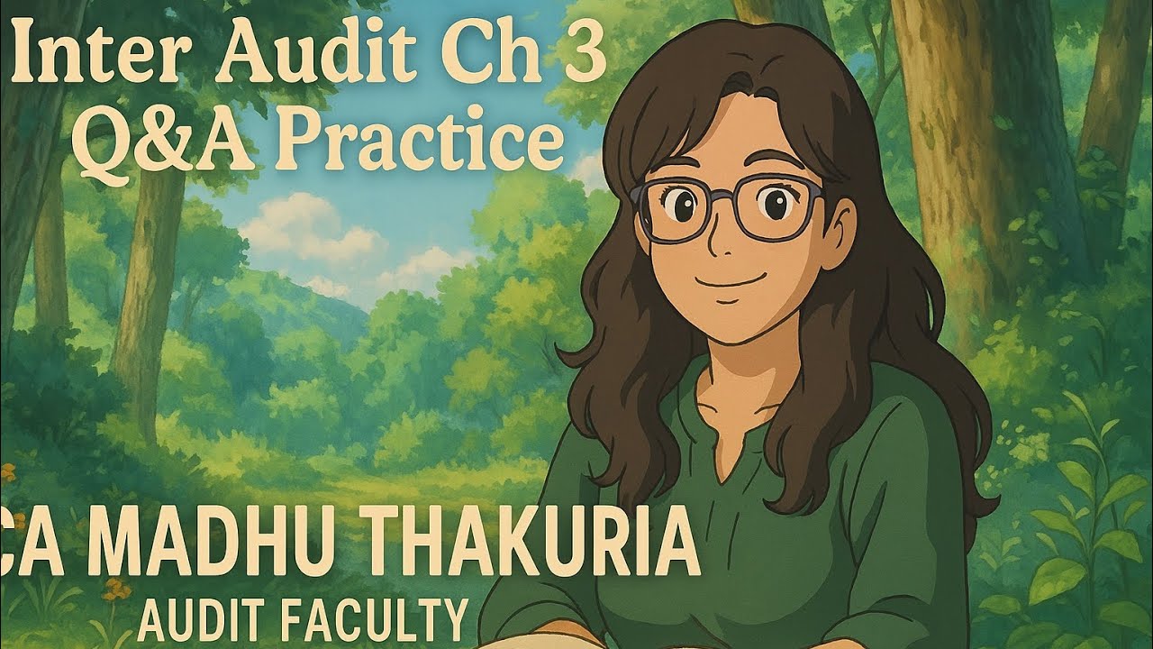 Q&A Practice SA 315 , 320 and 330 in English for CA Inter Audit I CA ...