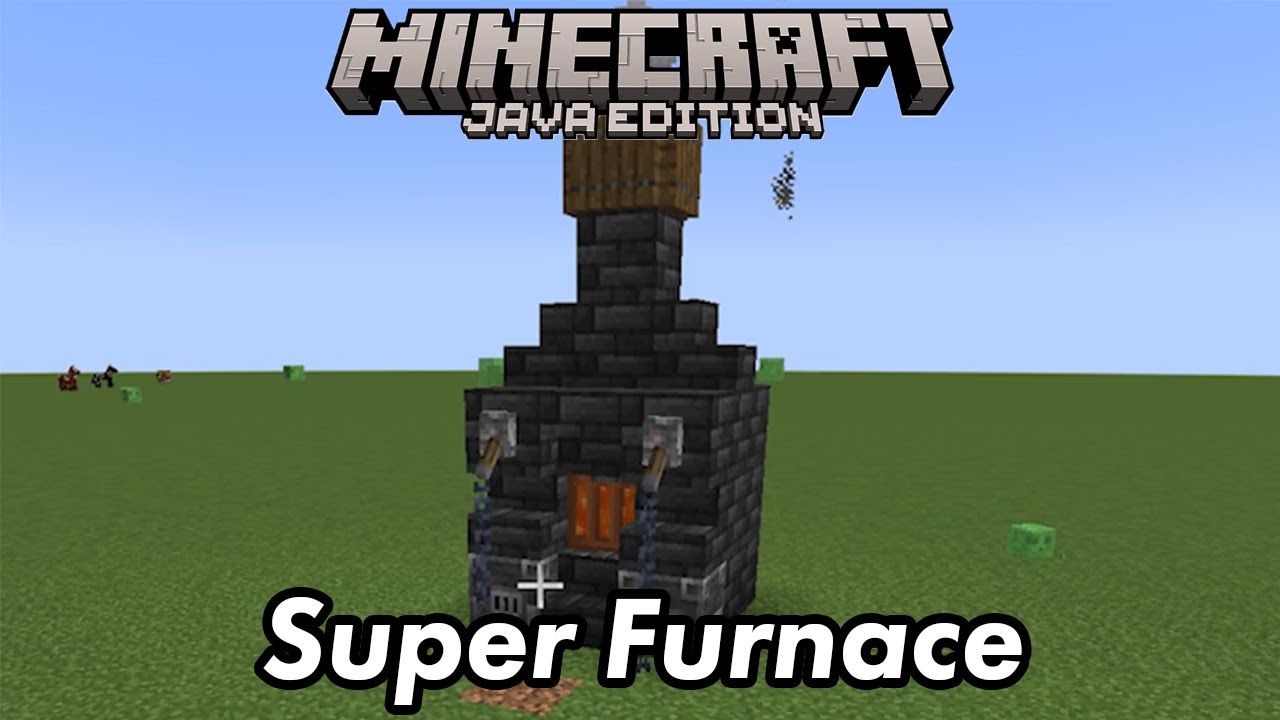 How to make a Super Furnace Build in Minecraft - SECRET Build Hacks ...