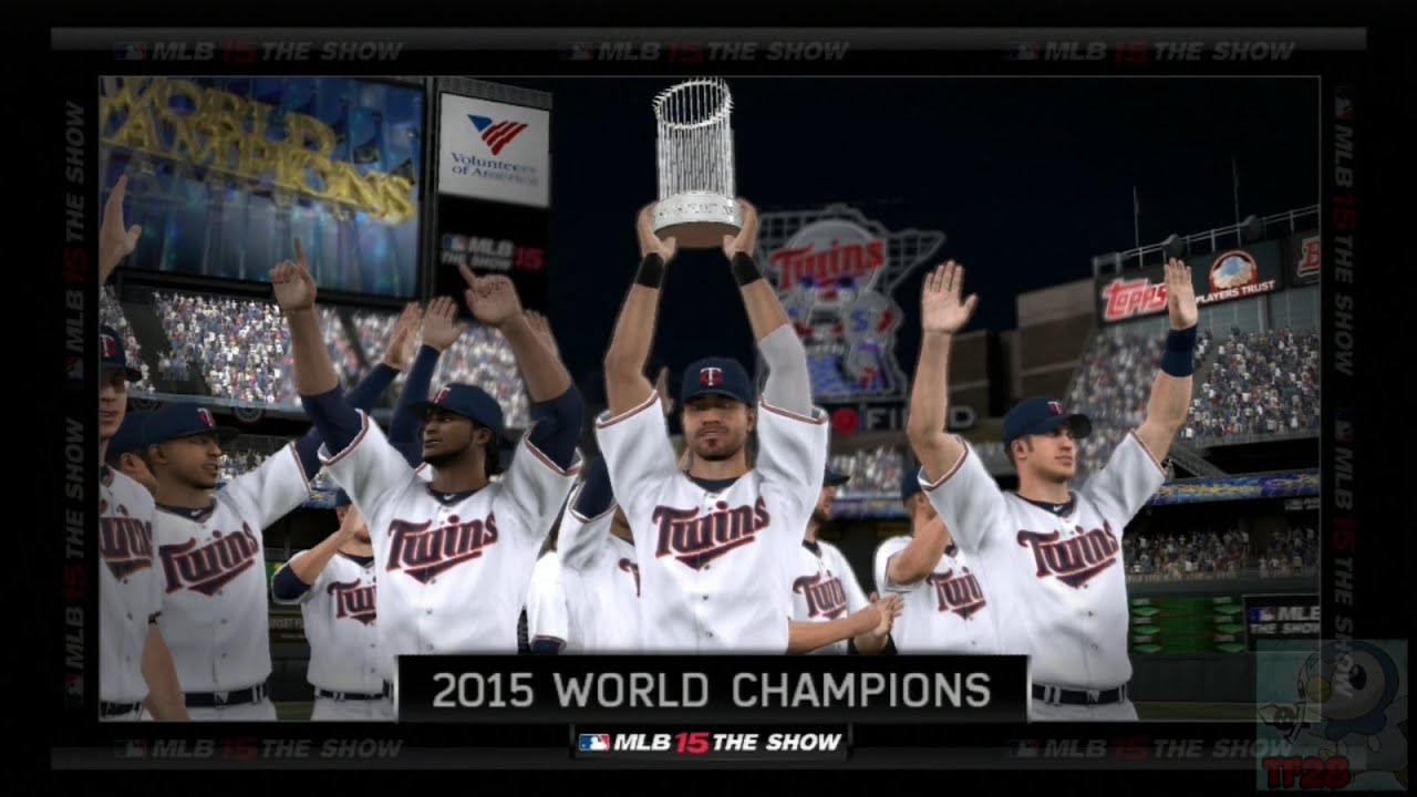 MLB 15 The Show - Minnesota Twins World Series Celebration - YouTube