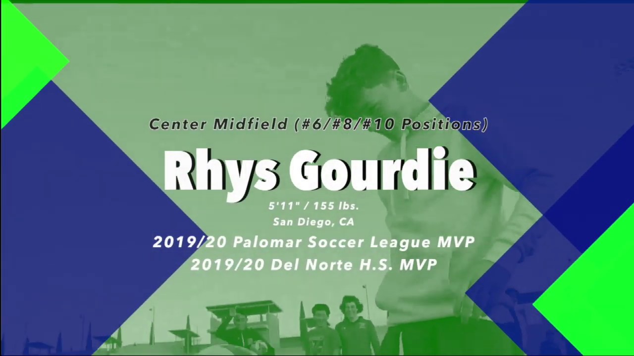 Rhys Gourdie, MF - San Diego, CA - Class of '20 - YouTube