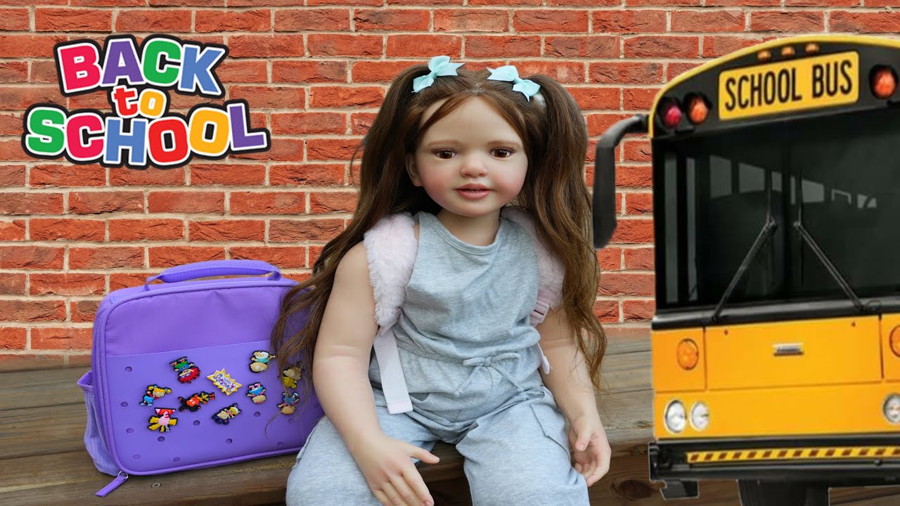 Reborn child doll Ava's First day of school Morning Routine art doll ...
