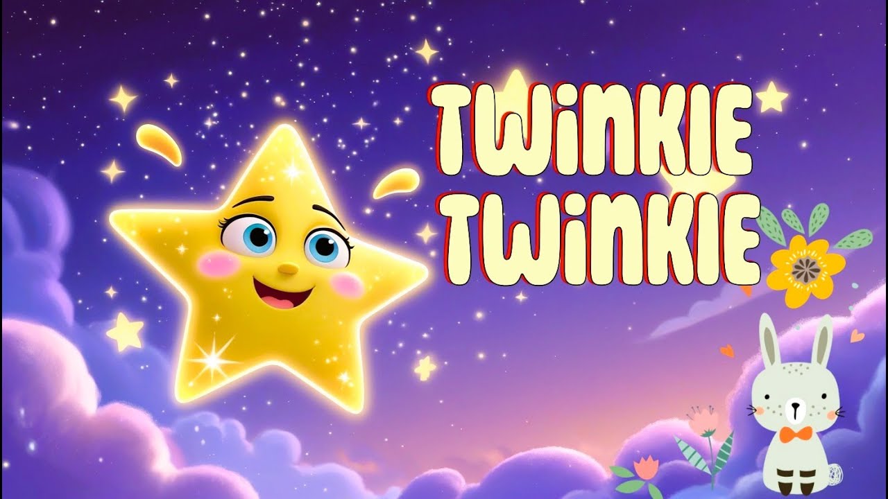 Twinkle Twinkle Little Star 🌟 Sing Along with Bunny & Star | Toddler ...
