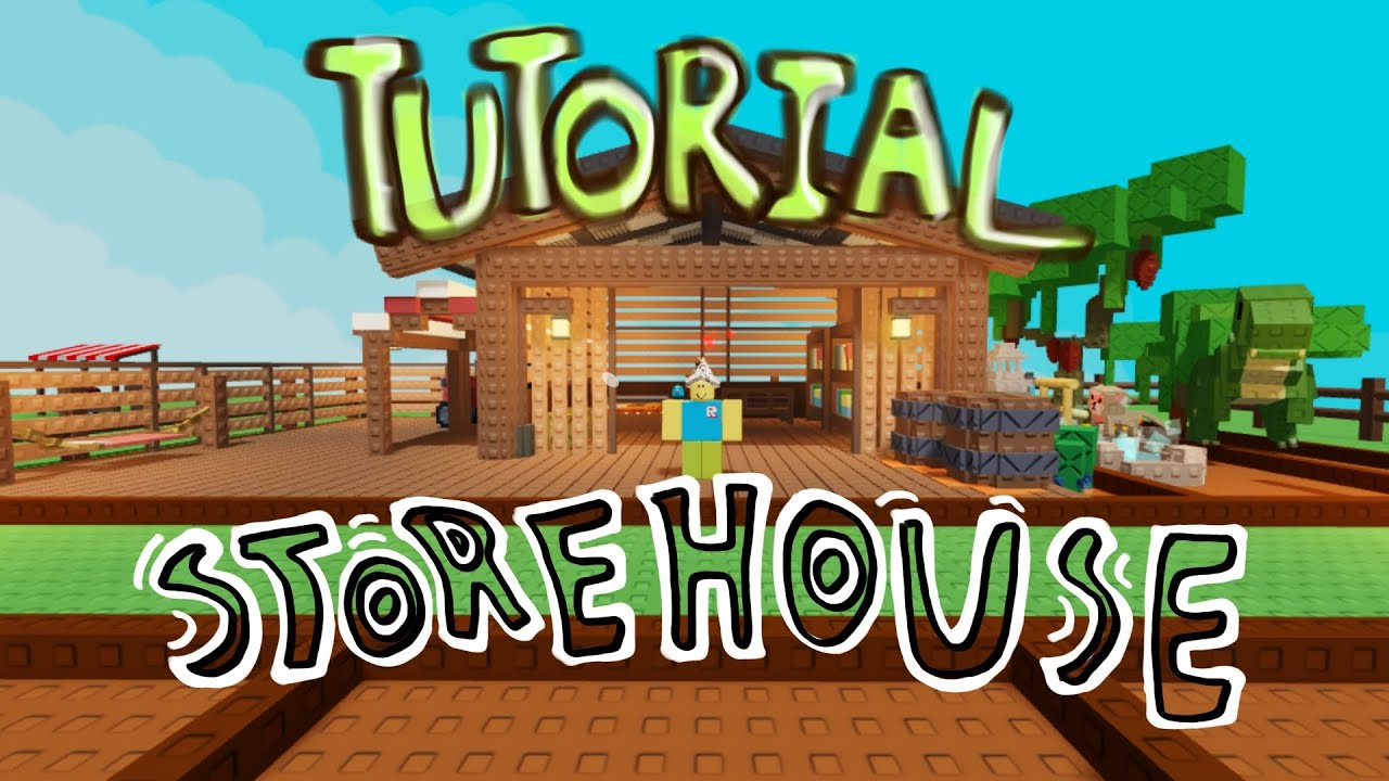tutorial how to build a storehouse/house In grow a garden (USING FENCE ...