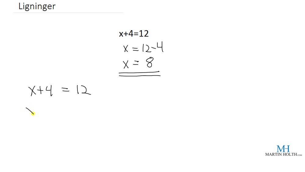 Matematikk 1P - Ligninger - YouTube