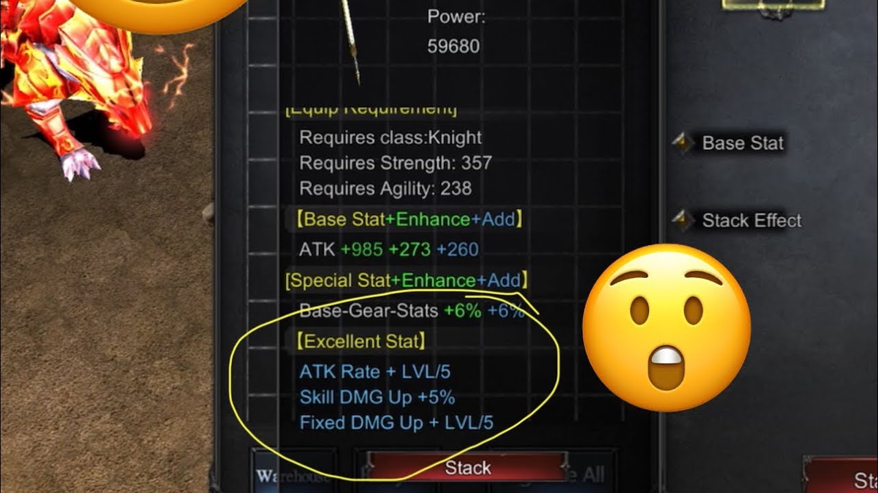 Mu dragon havoc Adding Excellent stat - YouTube