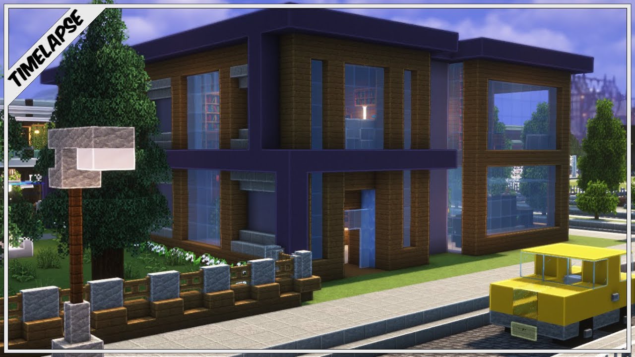 I built a Modern HOUSE 🏡 in Minecraft | Building A City | Ep. 29| - YouTube