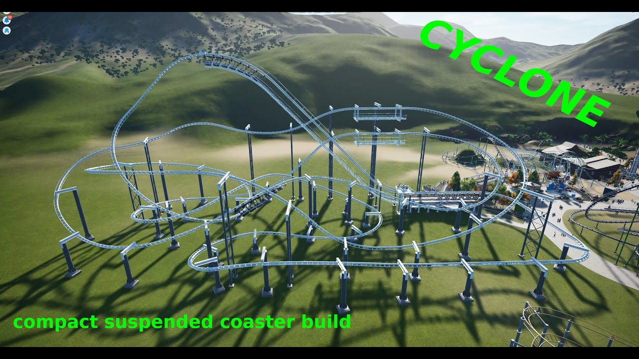 CYCLONE - Compact Suspended Coaster | Planet Coaster - YouTube