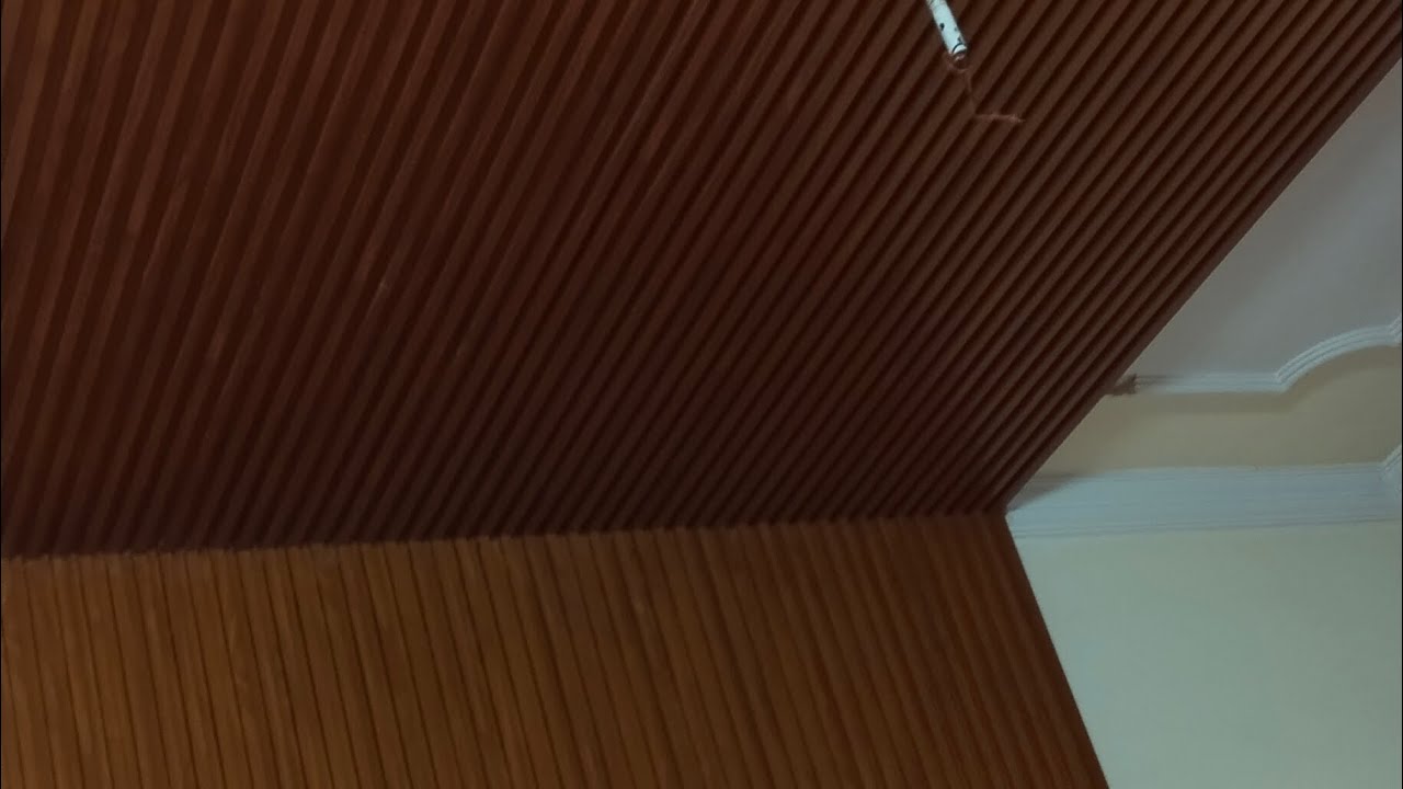 WPC louvers panel Chanel fitting - YouTube