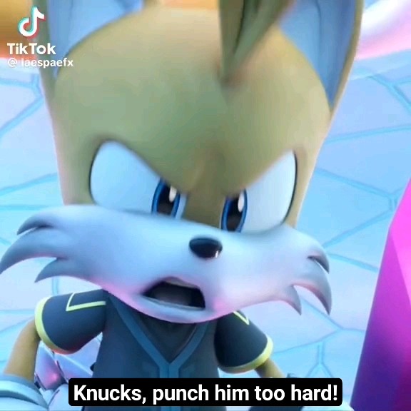Renegade Punches Tails nine (Sonic Prime) #edit #foryou #sonicprime ...