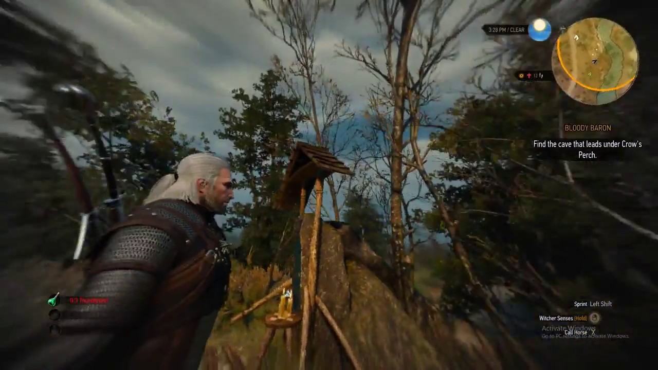 The Witcher 3 find the cave that leads under crow`s perch. - YouTube