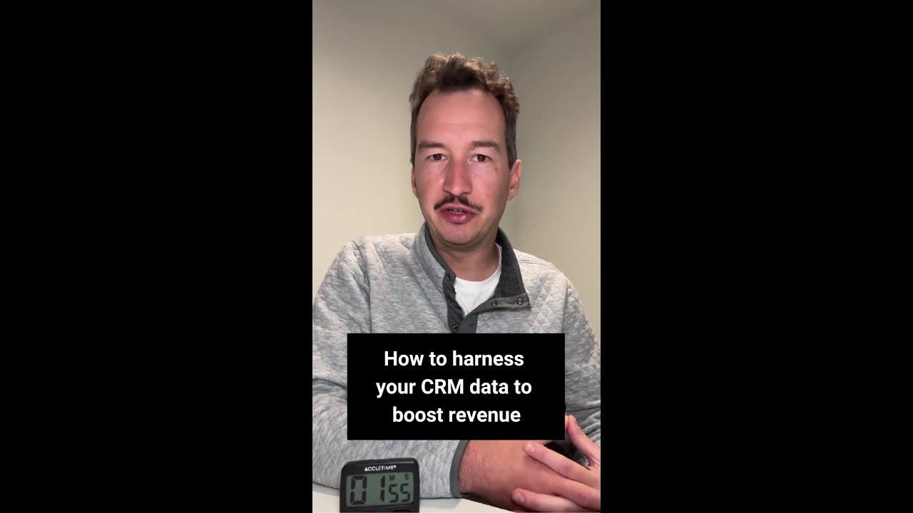 How To Harness Your CRM Data To Boost Revenue - YouTube